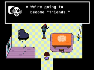 Undyne date - The Undertale Wiki